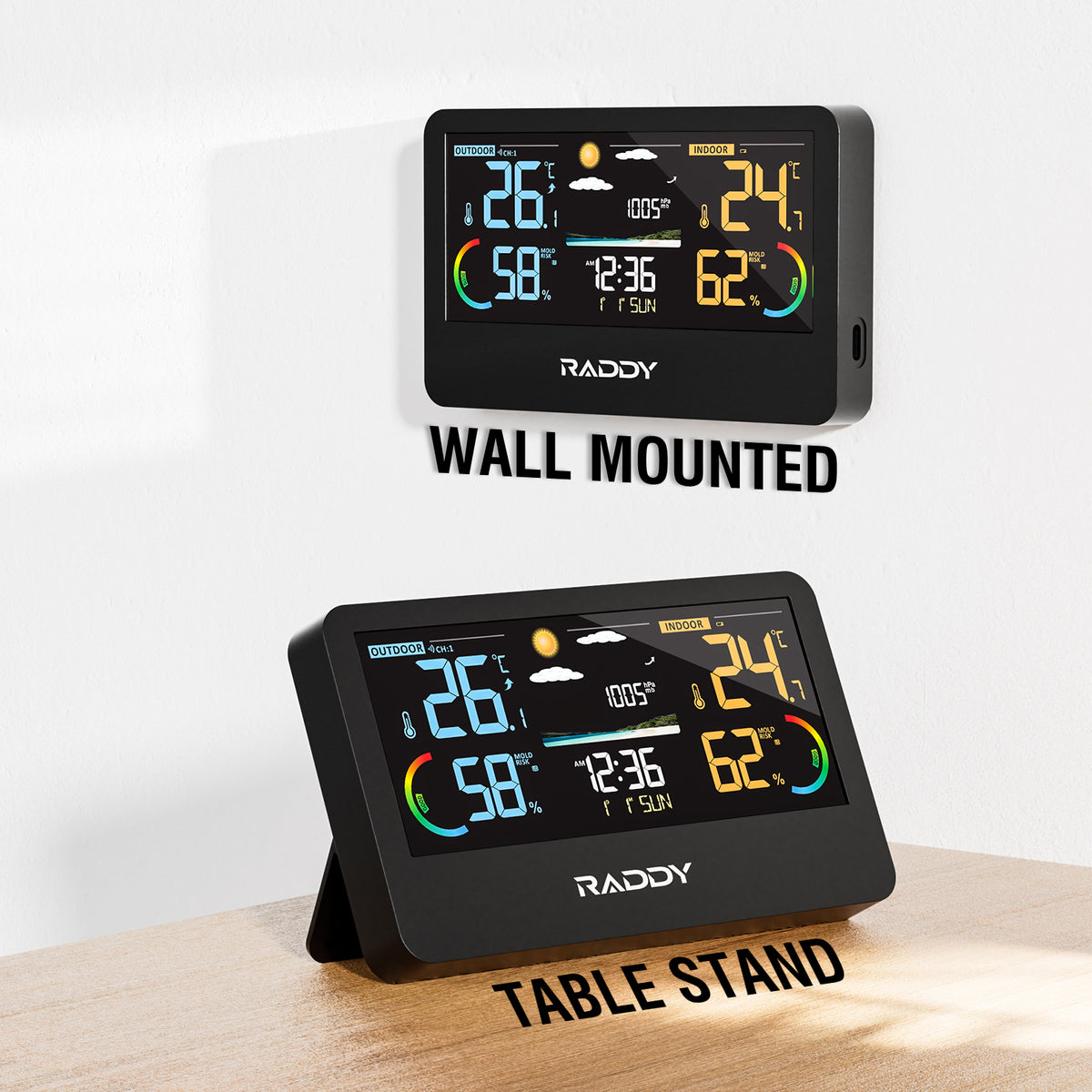 WF-55C PRO Weather Station – Raddy