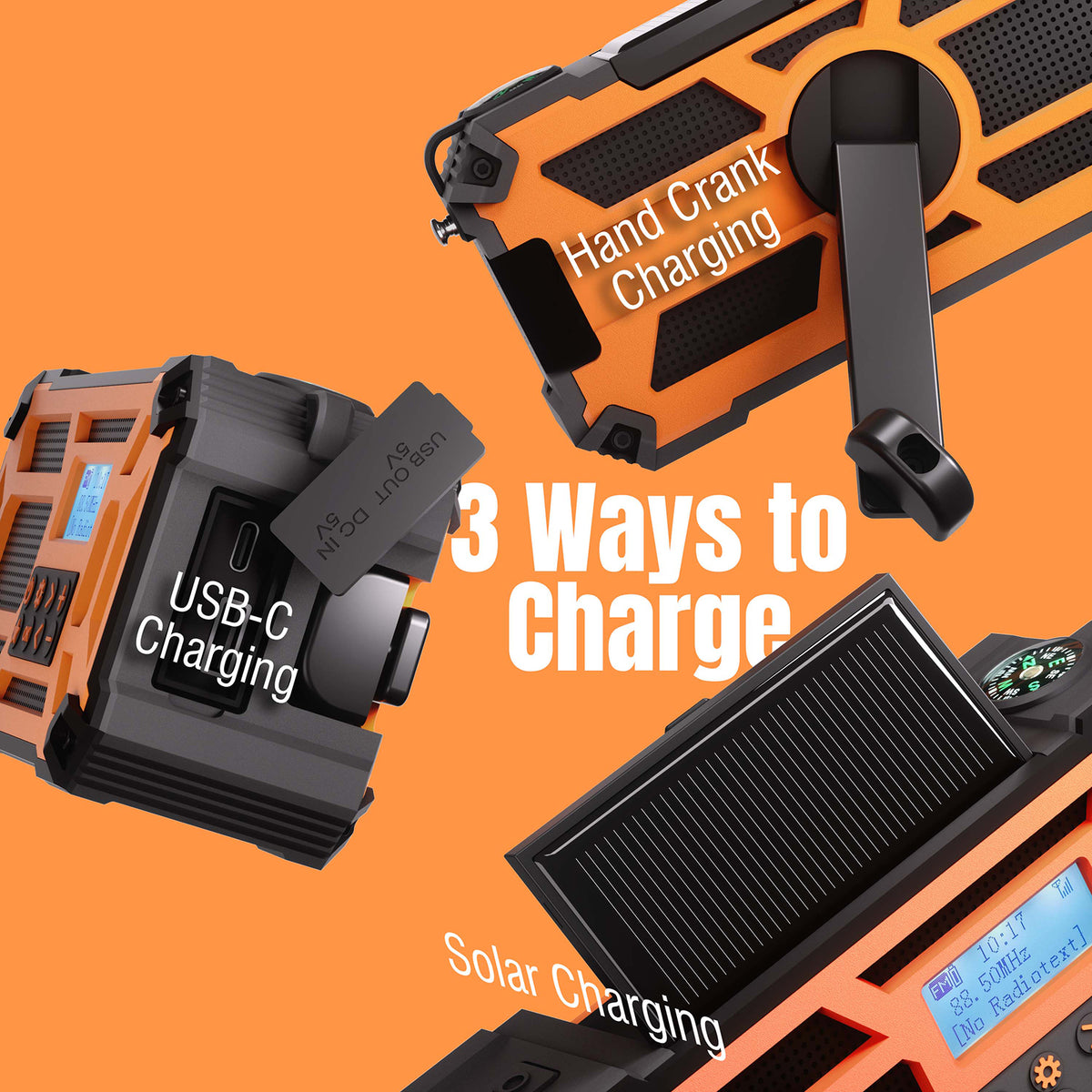 SD5 DAB/DAB+ Emergency Radio – Raddy